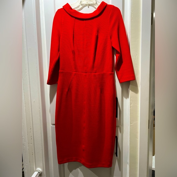 Boden | Dresses | Red Sheath Dress | Poshmark
